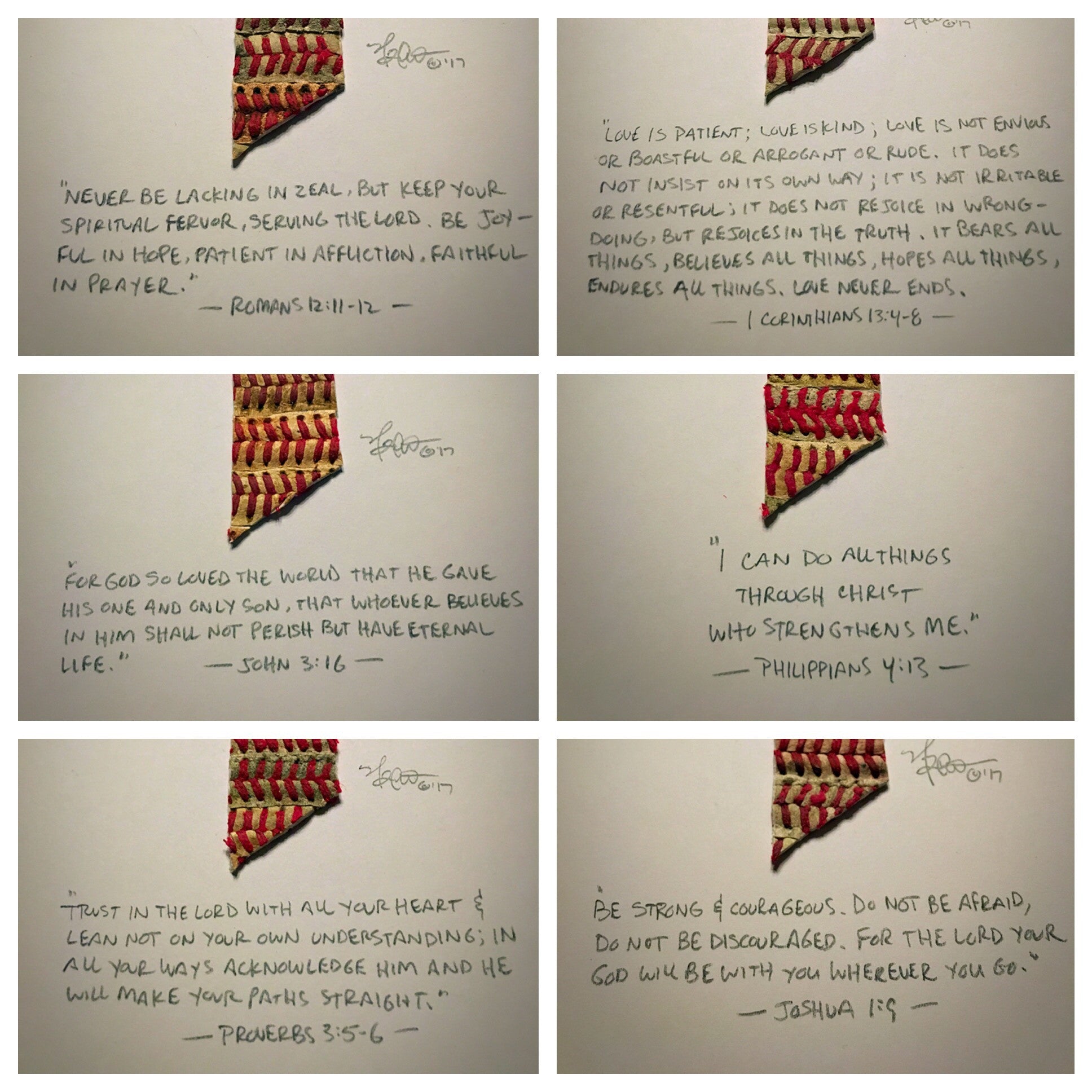 The Baseball Cross - Original Artwork Made from Actual Used Baseballs ...