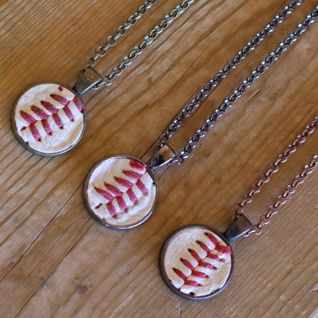 Baseball Seam Pendant Necklace – The Baseball Seams Company