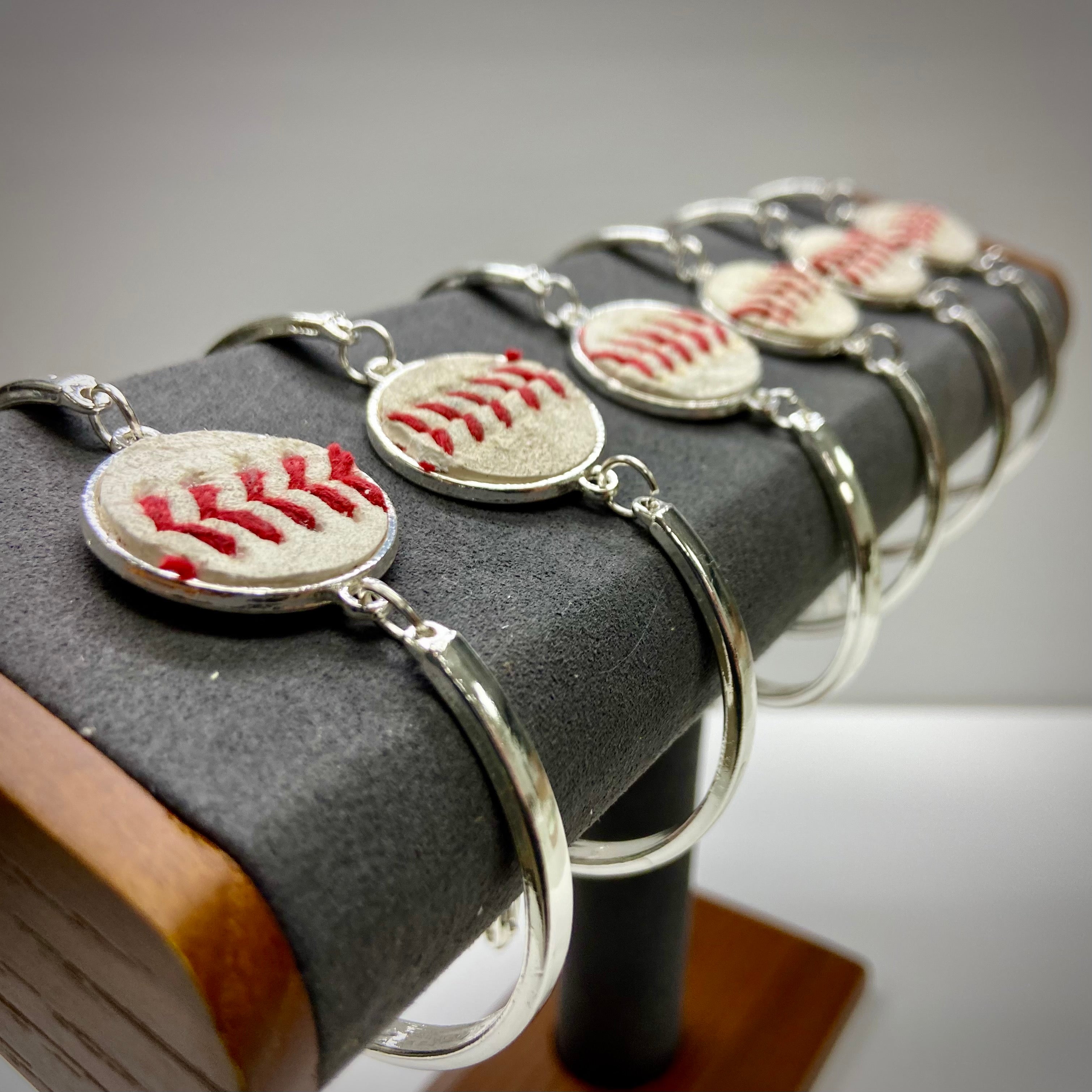 Silver Baseball Seam Bracelet – The Baseball Seams Company