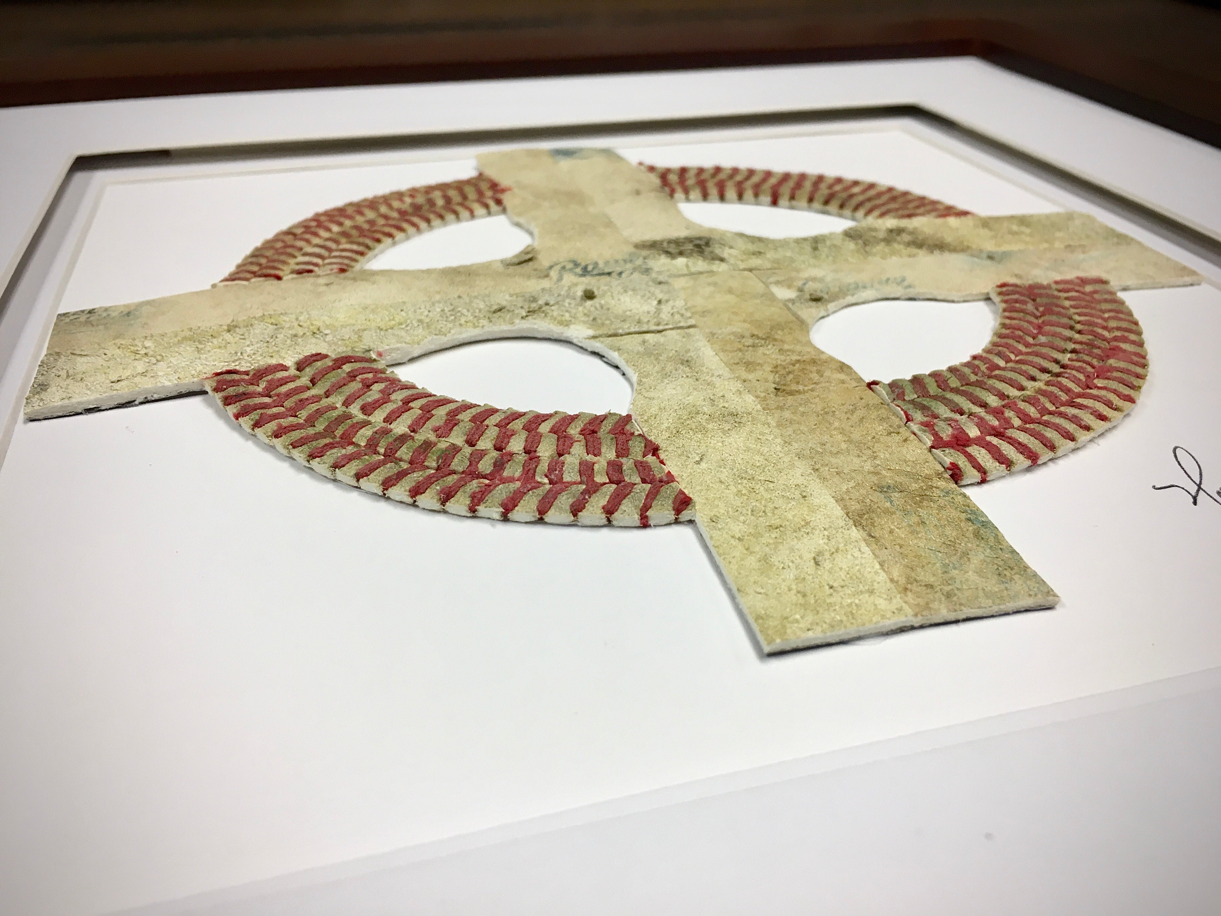 "Celtic Cross" Original Baseball Artwork – The Baseball Seams Company