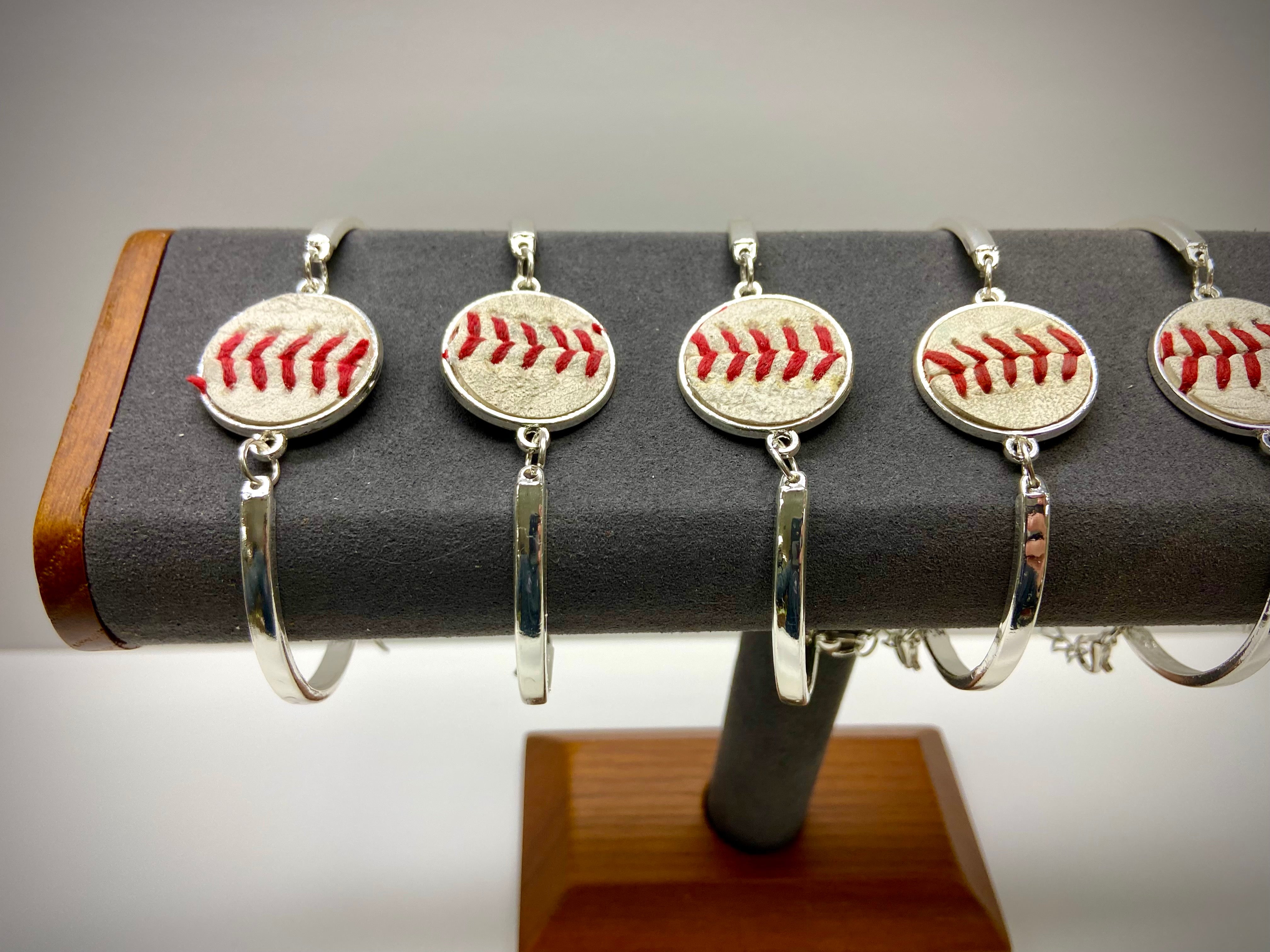 Silver Baseball Seam Bracelet – The Baseball Seams Company