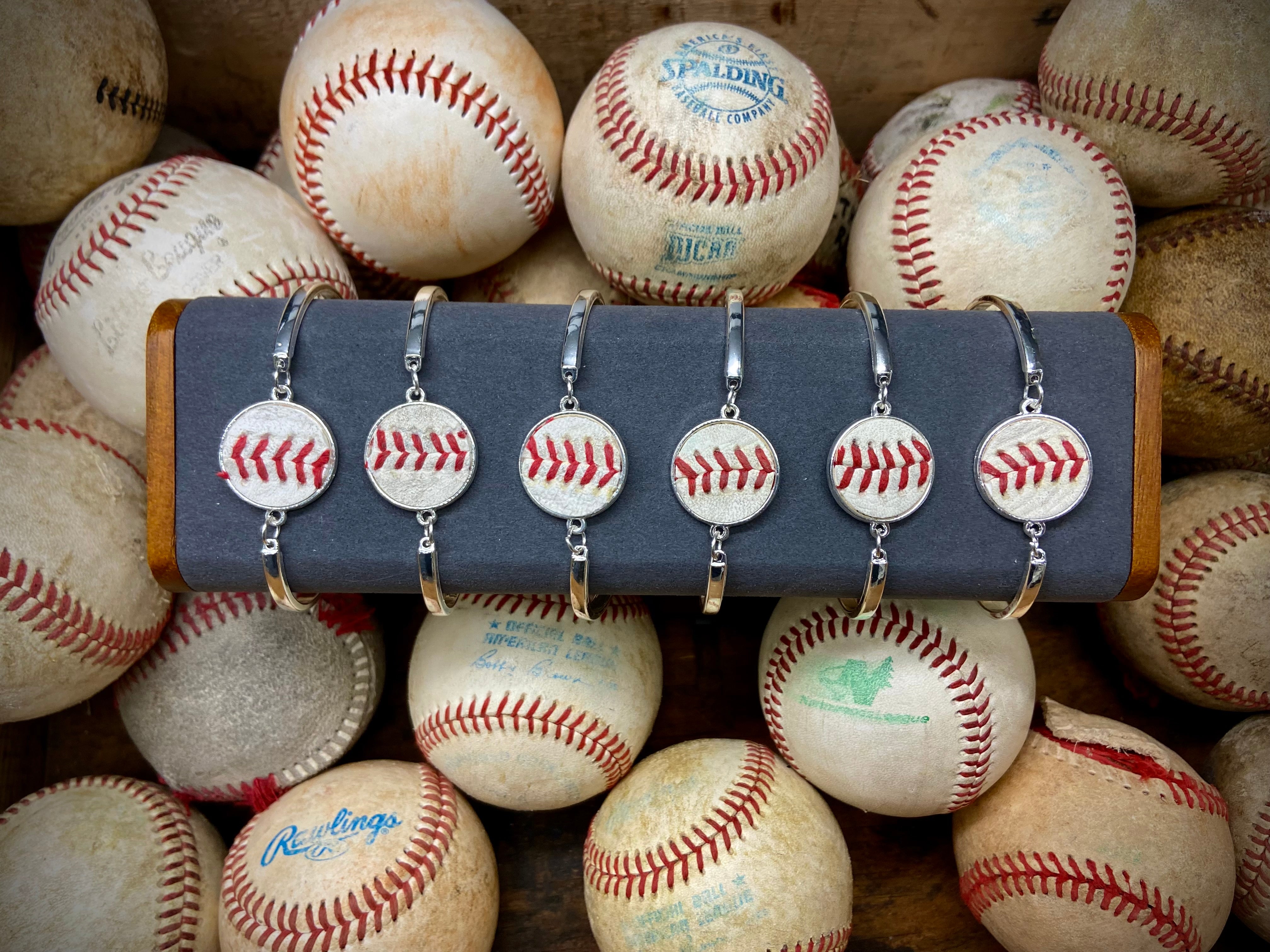 Silver Baseball Seam Bracelet – The Baseball Seams Company
